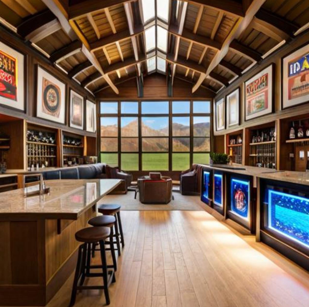 AI Imagined Man Caves – ManCaveGuy